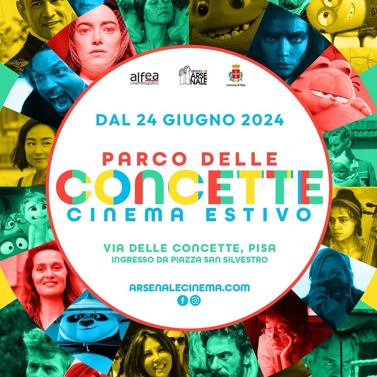Cinema al Parco delle Concette 2024 | Comune di Pisa - Turismo