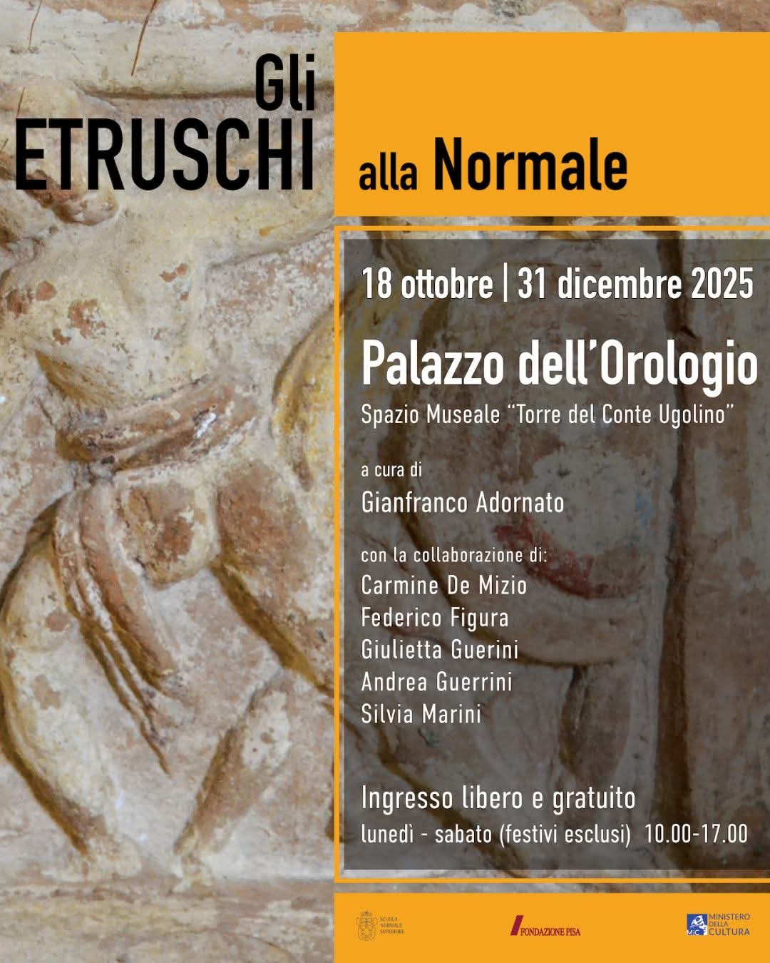 Gli Etruschi alla Normale - mostra alla Torre del Conte Ugolino ...