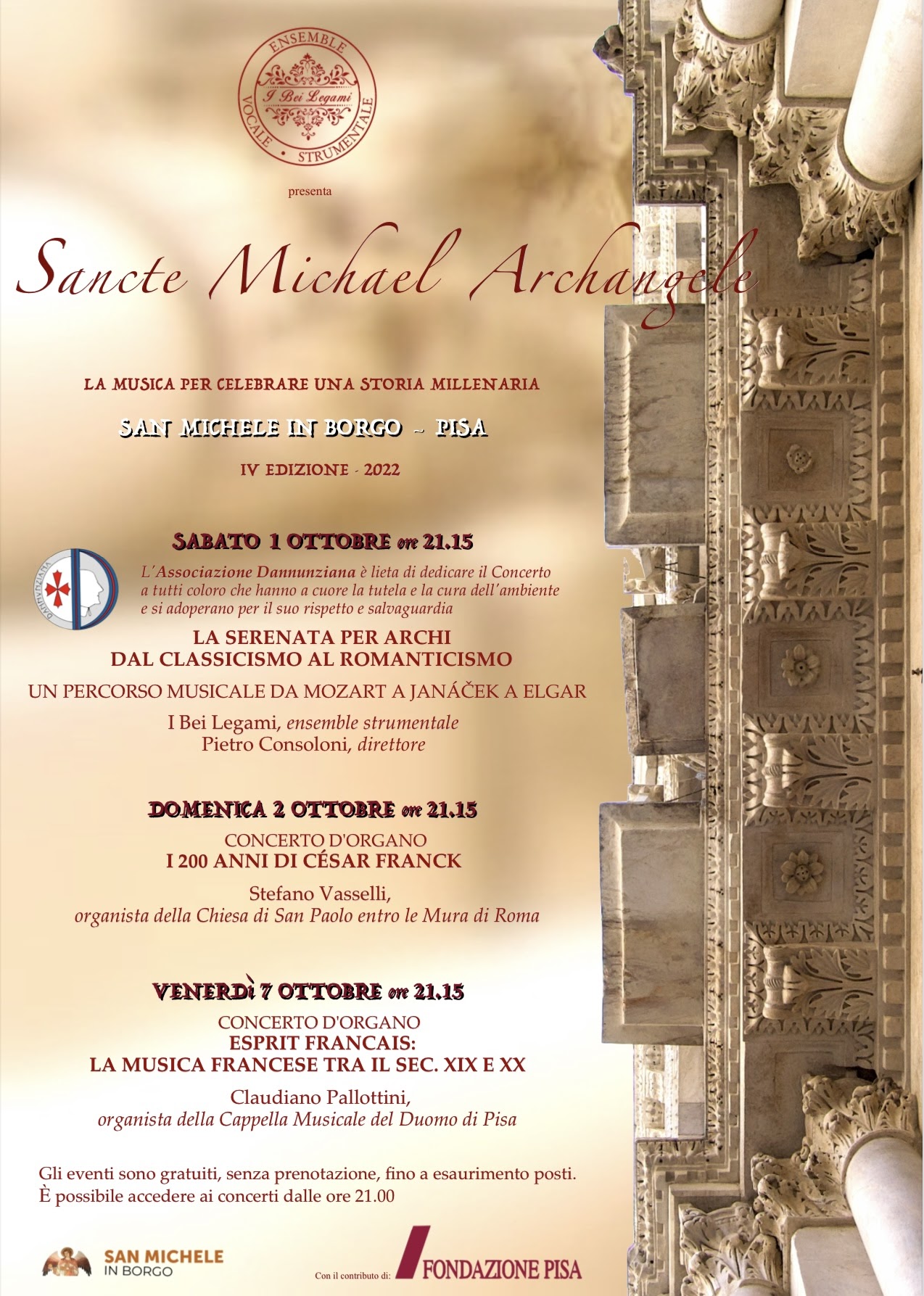 'Sancte Michael Archangele' Festival | Comune di Pisa - Turismo