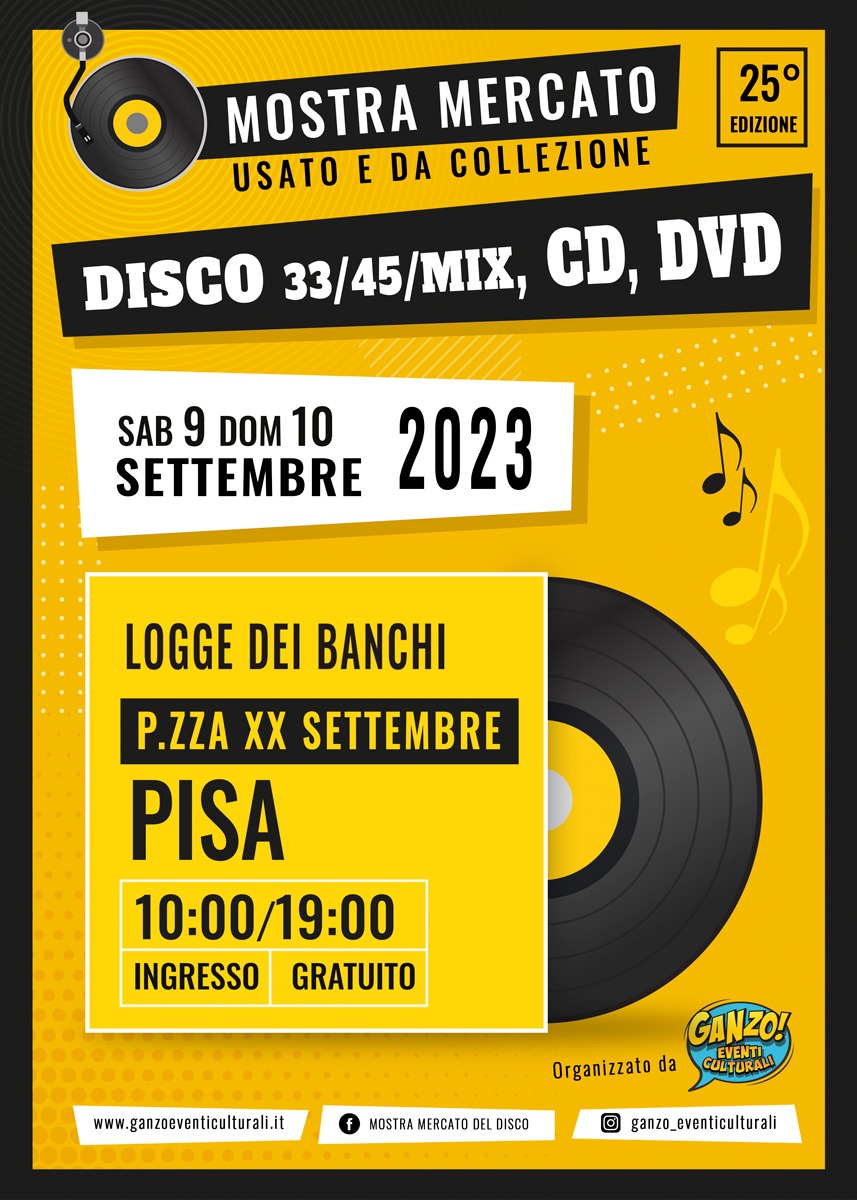 25th Record Exhibition | Comune di Pisa - Turismo